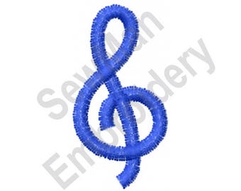 Treble clef design | Etsy