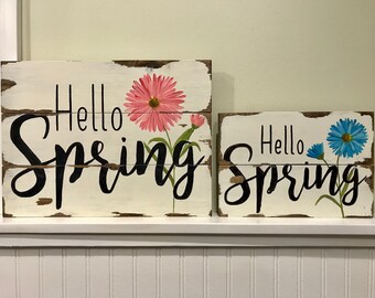 Rustic spring decor | Etsy