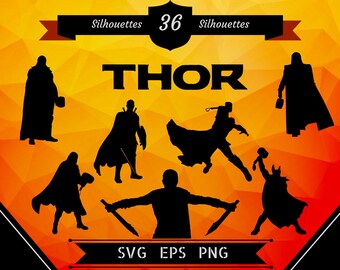 Thor clipart | Etsy