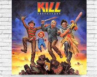 Horror pop art | Etsy