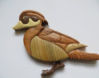 Wood intarsia | Etsy