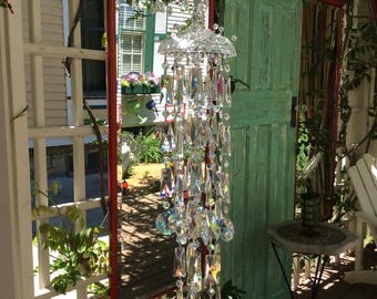 Crystal wind chimes | Etsy