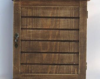 Wooden key cabinet | Etsy