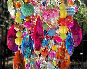 Crystal wind chime | Etsy