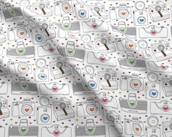 Retro Camera Fabric Make It Snappy By Pennycandy Vintage
