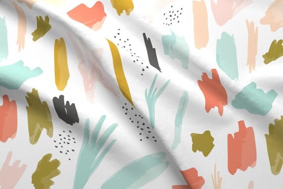 Abstract Fabric Abstract 01 Custom Fabric By Ivie Cloth Co