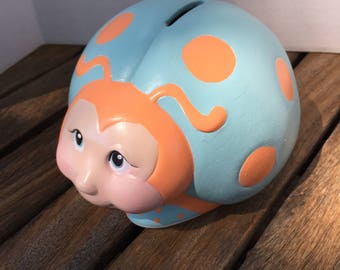 Ladybug piggy bank | Etsy