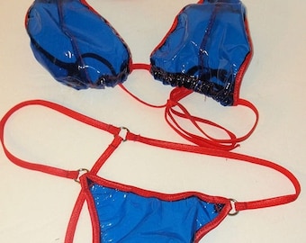 Clear plastic bikini | Etsy