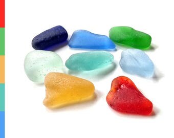 Rainbow sea glass | Etsy