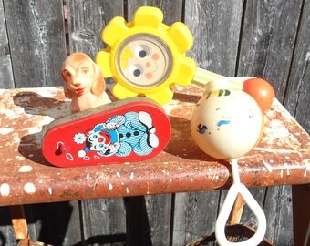 Vintage rattles | Etsy