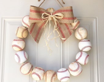 Baseball wreath | Etsy