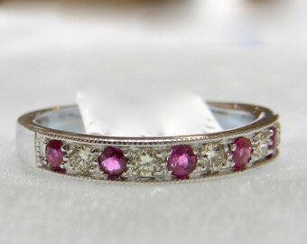 Unique ruby ring | Etsy