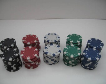 Clay poker chip | Etsy