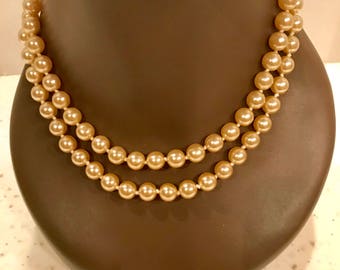 Double strand pearls | Etsy