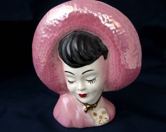 Lady head vase | Etsy