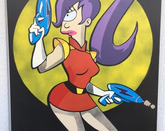 Futurama canvas | Etsy