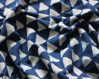 Indigo fabric | Etsy
