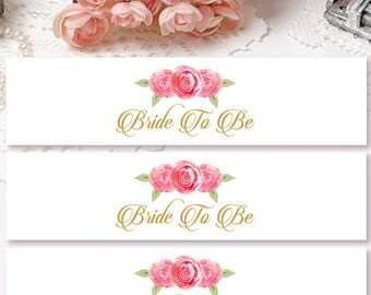 Bridal shower label | Etsy