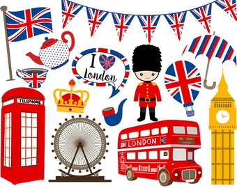 London clipart | Etsy