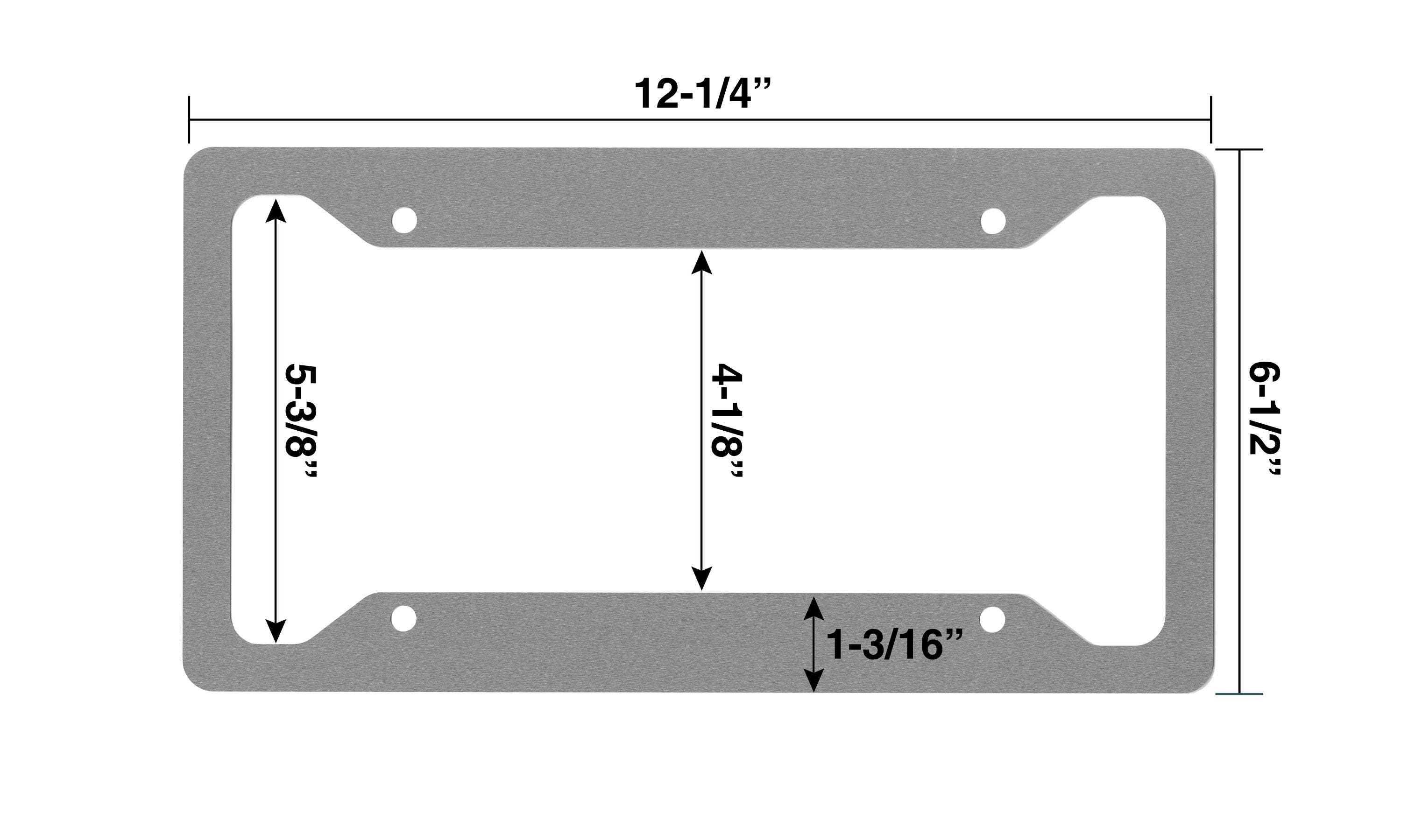 Fairies License Plate Frame Flowers Car Tag Frame Fairy