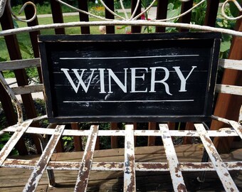 Personalized Winery sign
