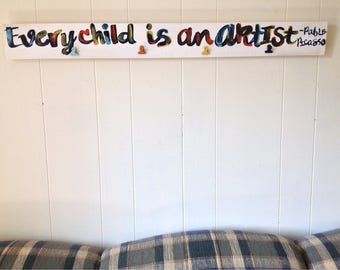 Every child is an artist | Etsy