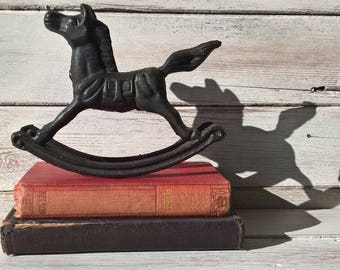 Metal rocking horse | Etsy