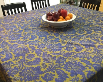 Brocade tablecloth | Etsy