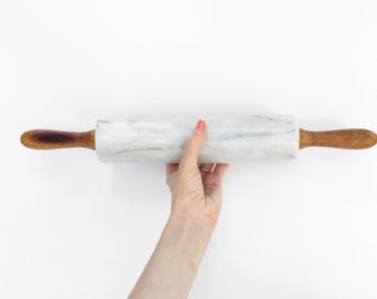 Marble rolling pin | Etsy
