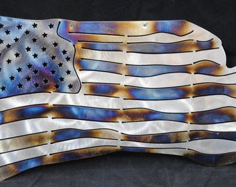 Metal american flag | Etsy