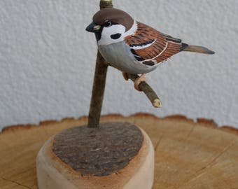 Sparrow figurine | Etsy