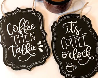 Coffee chalkboard | Etsy