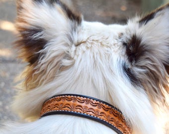 Western dog collar | Etsy