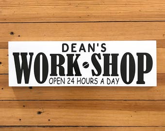 Workshop sign | Etsy