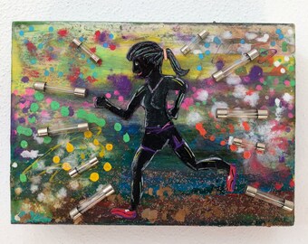 Runner art | Etsy