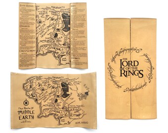 Middle earth map | Etsy