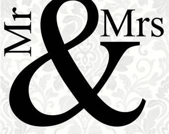 Mr and mrs clipart | Etsy