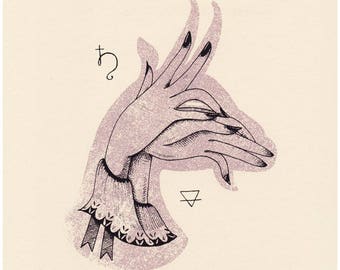 Shadow Puppet Print Hand Shadow Puppets Ombromania