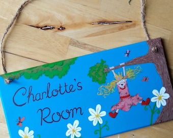 Fun Kids Bedroom Door Signs Printable Customizable Digital