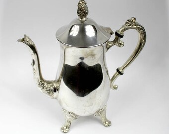 Silver plate teapot | Etsy