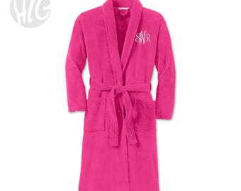 Monogram bathrobe | Etsy