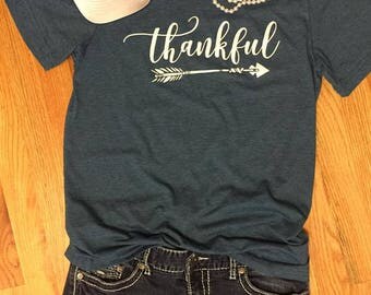 Thankful t shirt | Etsy