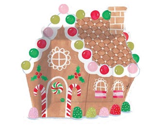 Gingerbread plate | Etsy