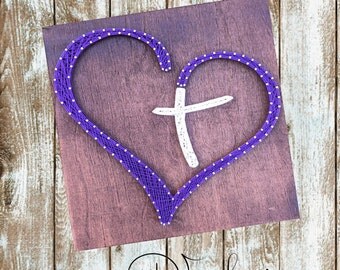 String art cross | Etsy