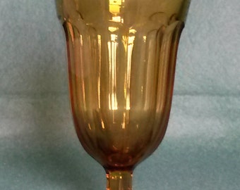 Amber glass vase | Etsy