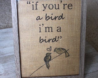 Bird quote | Etsy