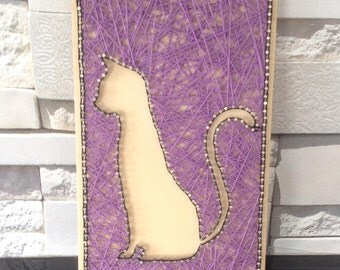 Cat string art | Etsy