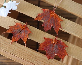 Leaf necklace | Etsy