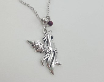 Phoenix necklace | Etsy