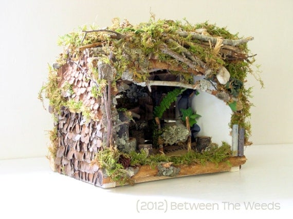 New Faerie Cottage in the Woodland Fairy House Shop. – Between The Weeds